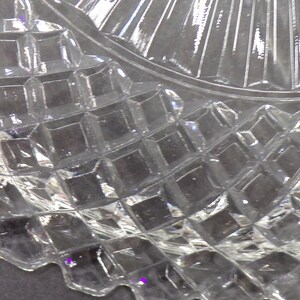 2210260 Vintage Pair Diamond Cut Criss Cross Pattern Serving - Etsy