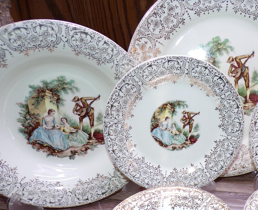 2510 American Limoges Triumph ITS284 Fine China Warranted 22K Gold ...