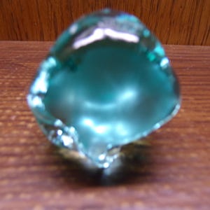 2501 Fenton Glass 3" Teal Mini Bear Fenton Stamp - Great Condition - Etsy