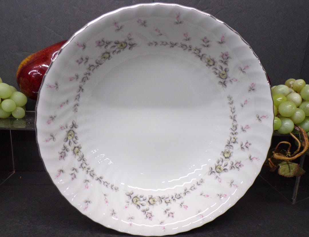 2309 Style House Fine China "picardy" 9.25" Vintage Serving Bowl - Grey ...