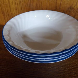 2504 Corelle Blue Velvet Swirl Dinnerware - Blue Roses - Great ...