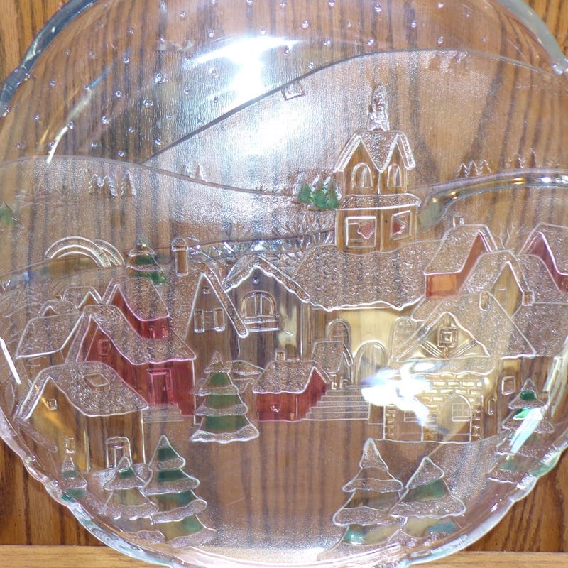 Glass Crystal Platters - Etsy