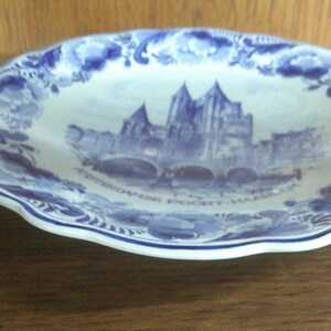 2411 Norelco Vintage 1957 Amsterdamse Poort Delft Blue Collector Plate ...