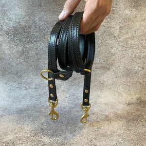 Multi Purpose Dog Leash Leather 8 Ft - Etsy