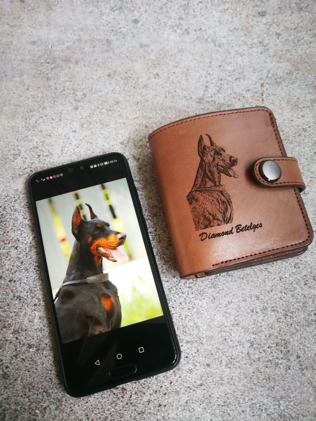 Dog Engraved Wallet, Dog Photo Portrait Wallet, Pet Portrait Wallet ...