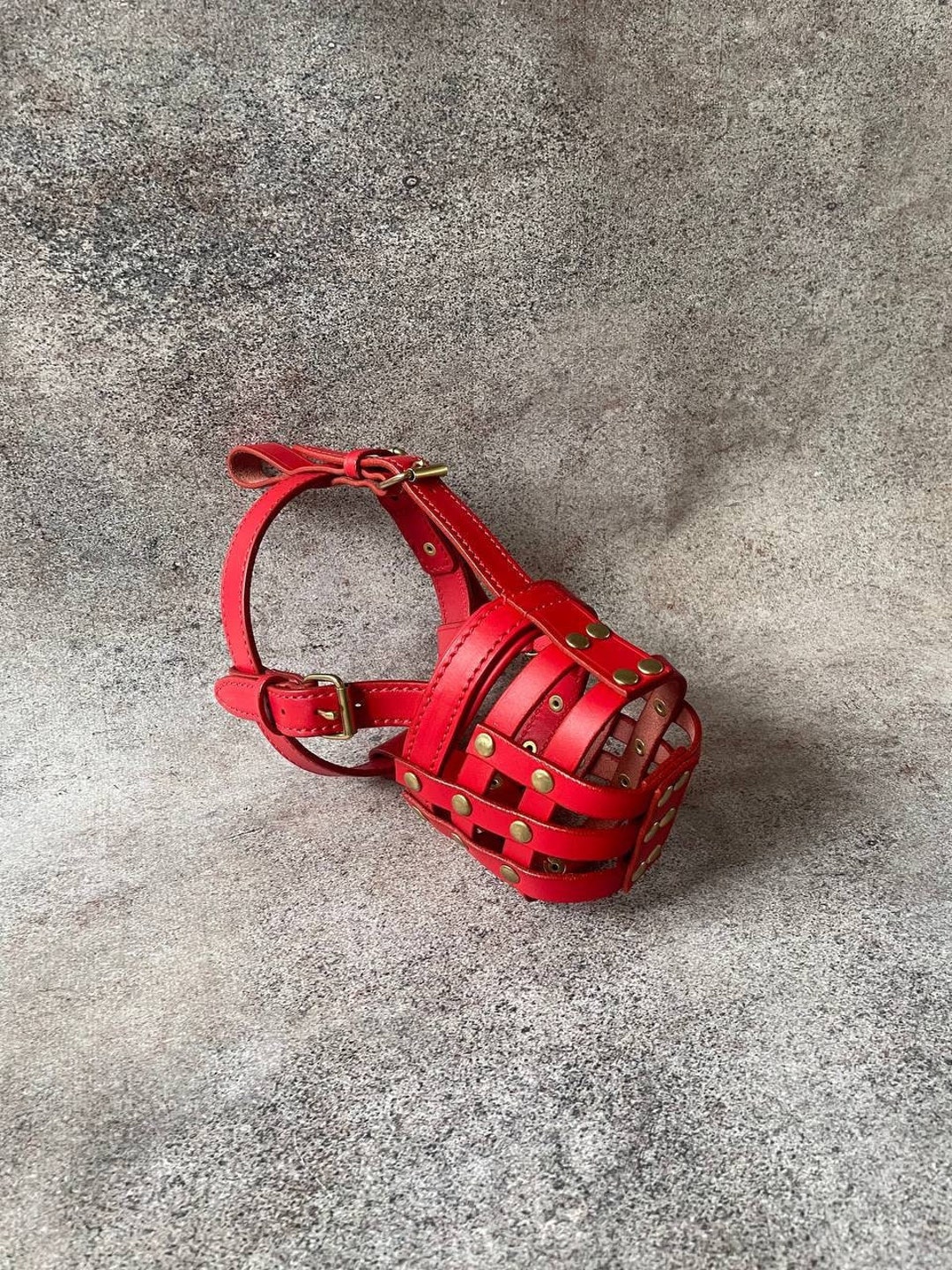 Basket Dog Muzzle Leather Padded Dog Muzzle, Comfortable Dog Muzzle - Etsy