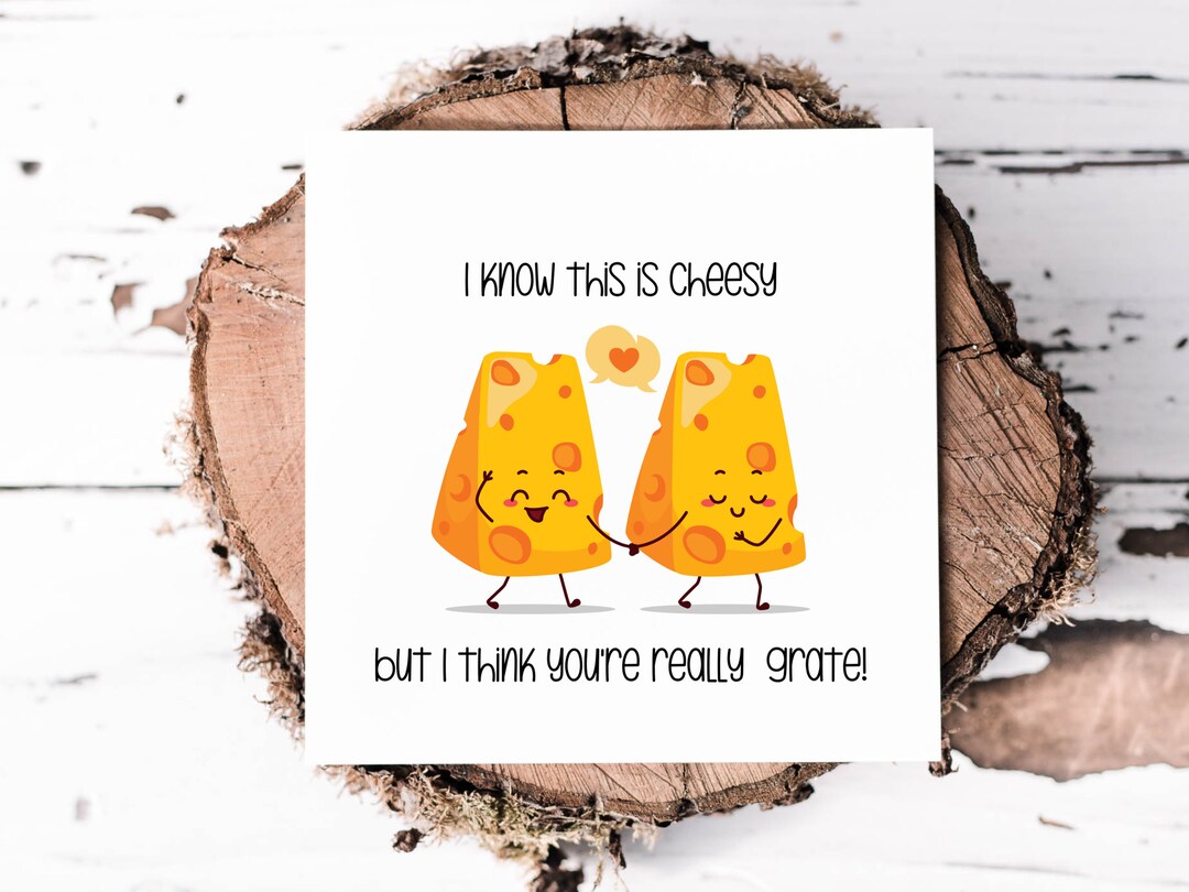 Cute Cheesy Anniversary Card Perfect for Husband, Wife, Girlfriend ...