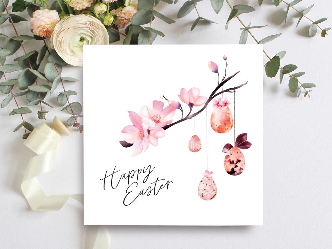 Pretty Easter Card for Friend, Sister, Daughter, Neighbours, Easter ...