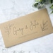 Personalised Gift Envelope for Engagement or Wedding Gift, Personalised ...