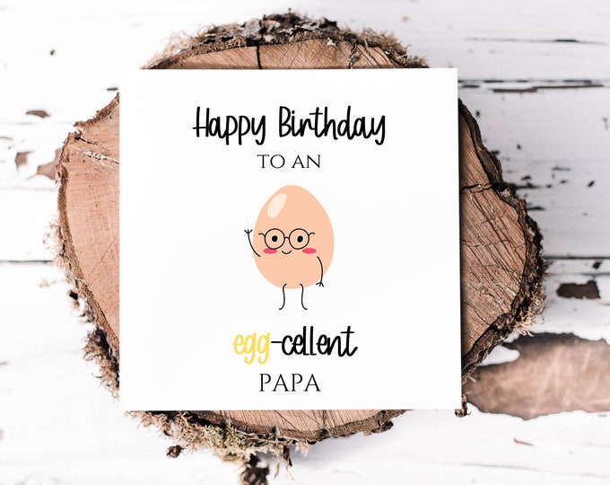 Poem Papa Birthday Card Birthday Card for Papa Meaningful Papa Card ...