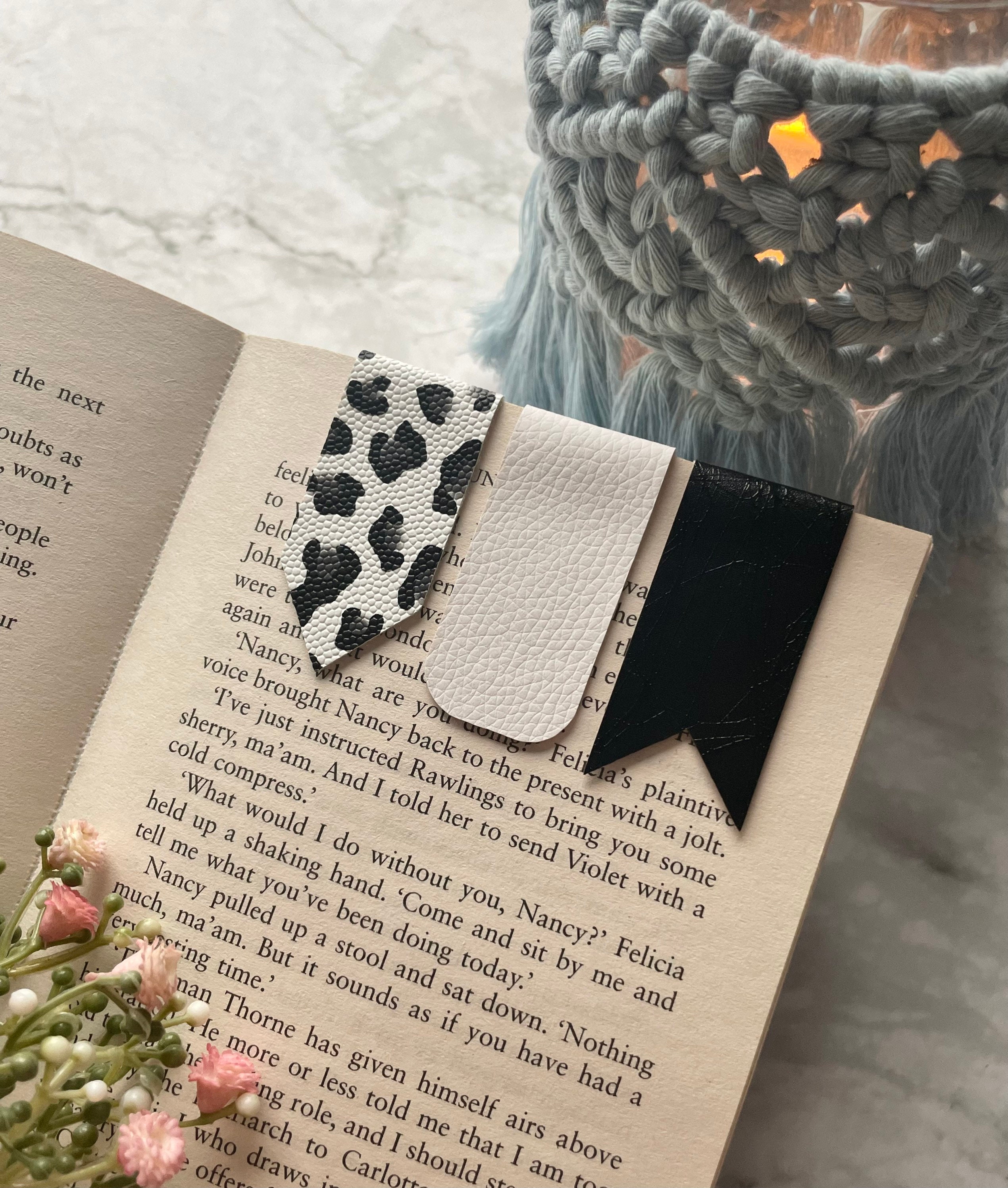 Dalmatian Print Magnetic Bookmarks Cut From Printed Faux - Etsy UK