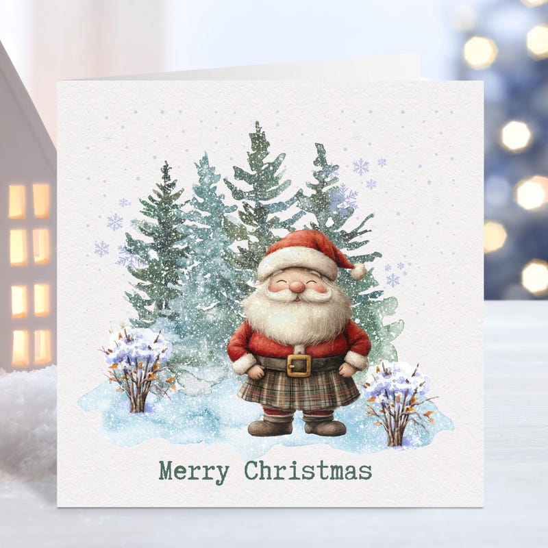 Scottish Christmas Cards - Etsy UK