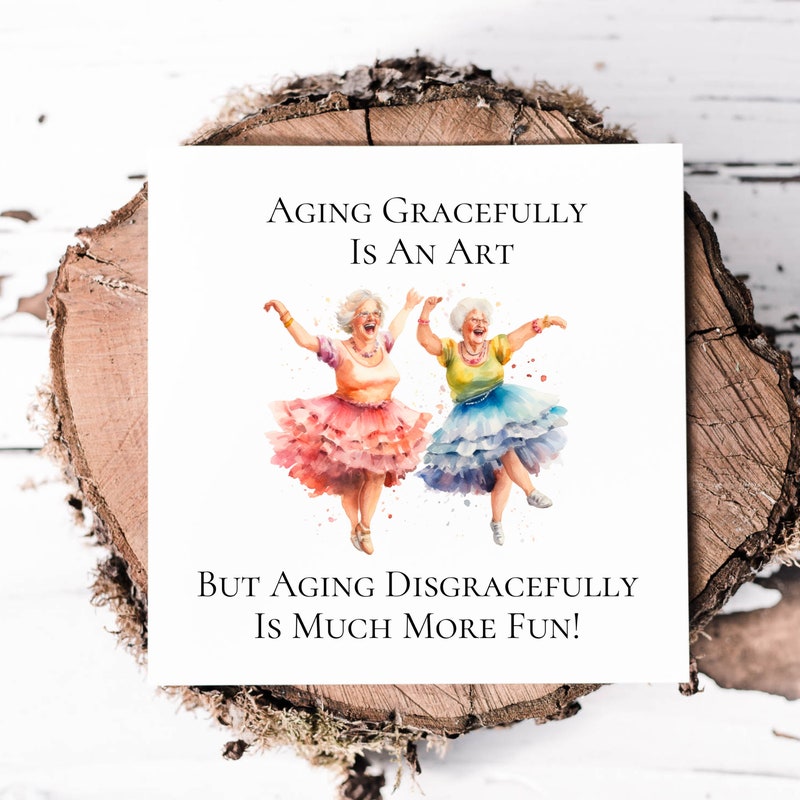 Funny Old People Birthday Cards - Etsy