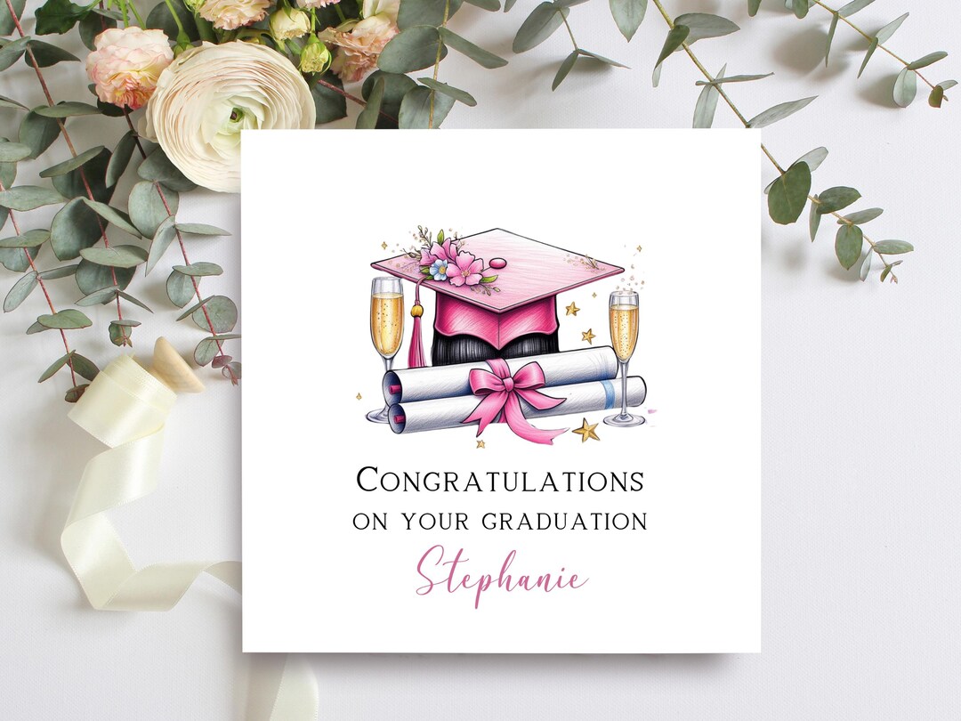 Graduation Card for Daughter, Granddaughter, Niece, Goddaughter, Friend ...