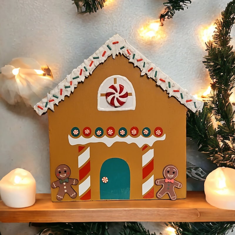 Wood Gingerbread House - Etsy
