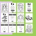 Coloring Pages for Kids Printable Bundle, 1081 Pages, Coloring Sheets ...