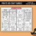 Printable Craft for Kids / Pirate Kid Craft Bundle / Activity Sheets ...
