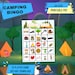 Camping Bingo Printable / 11 Printable Camping Bingo Cards / Camping ...