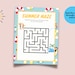 Summer Word Search Printable / for Kids / Maze / I Spy / 4 Pages / PDF ...