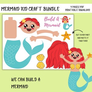 Mermaid Craft for Kids / Activities for Kids / Mermaid Coloring ...
