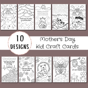 Mother's Day Printable PDF Activities Bundle for Kids Fun and Creative ...