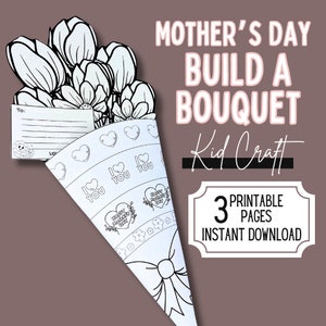 Mother's Day Printable PDF Activities Bundle for Kids Fun and Creative ...
