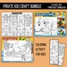 Printable Craft for Kids / Pirate Kid Craft Bundle / Activity Sheets ...