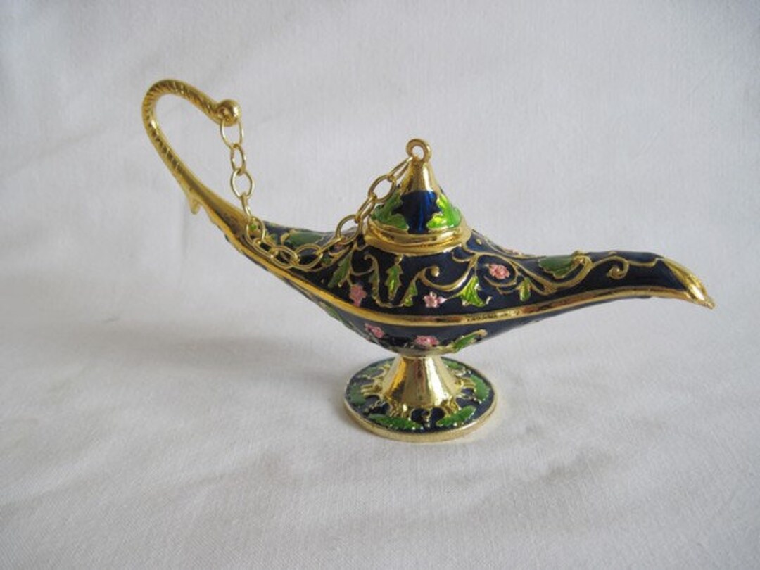Aladdin Lamp Jewelry Box Collection Handcrafted Box / Figurine Jewelry ...