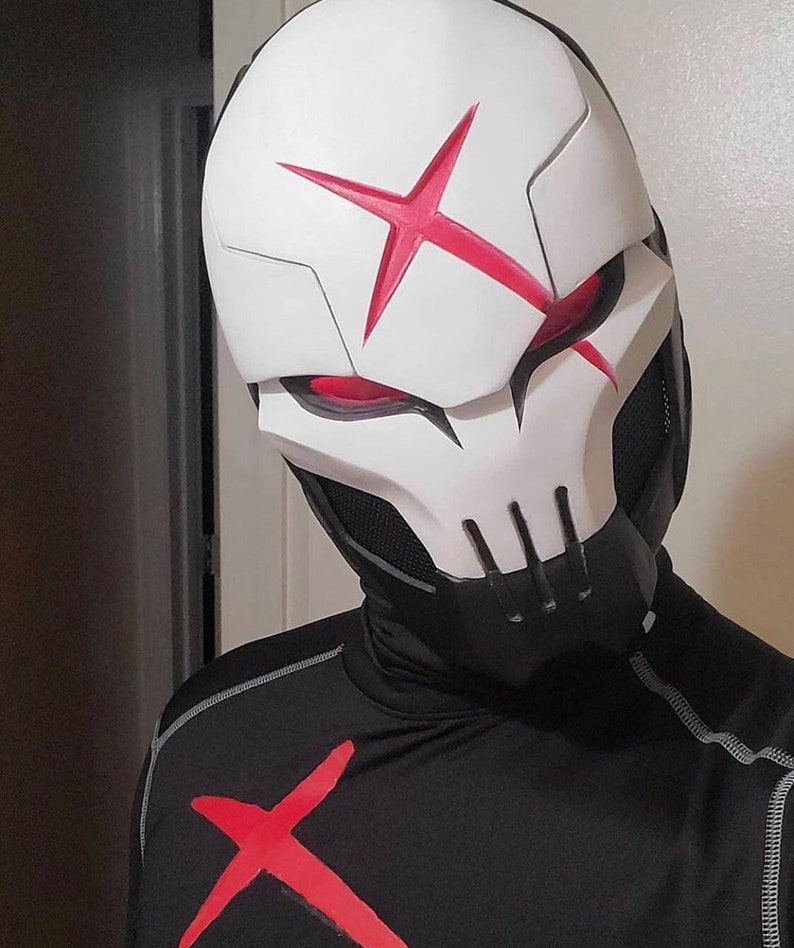 Red X Helmet HQ Resin | Etsy