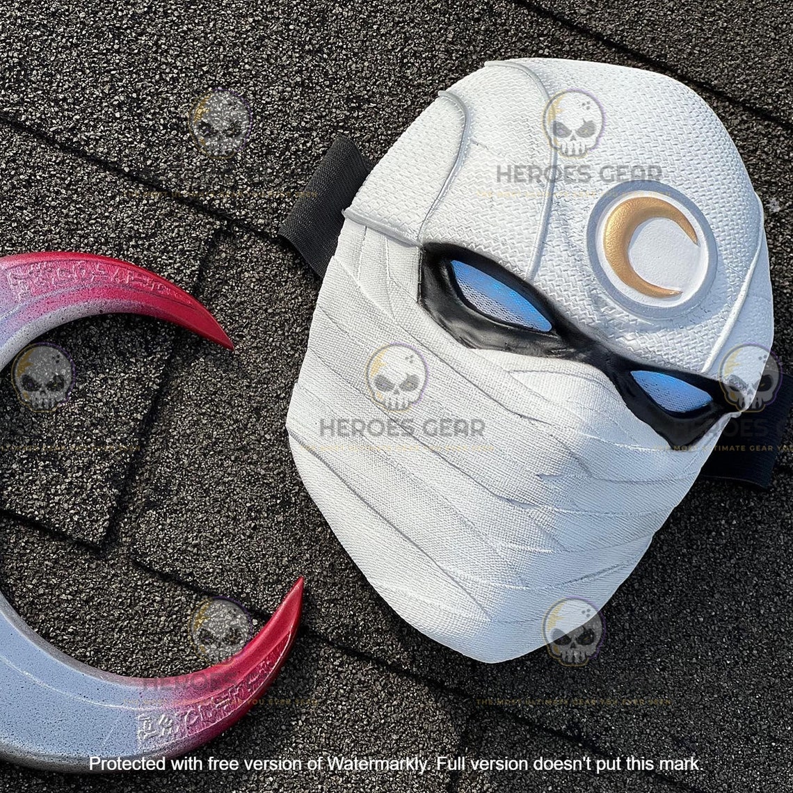 Moon Knight 2022 Mask and Weapon Include for Cosplay - Etsy