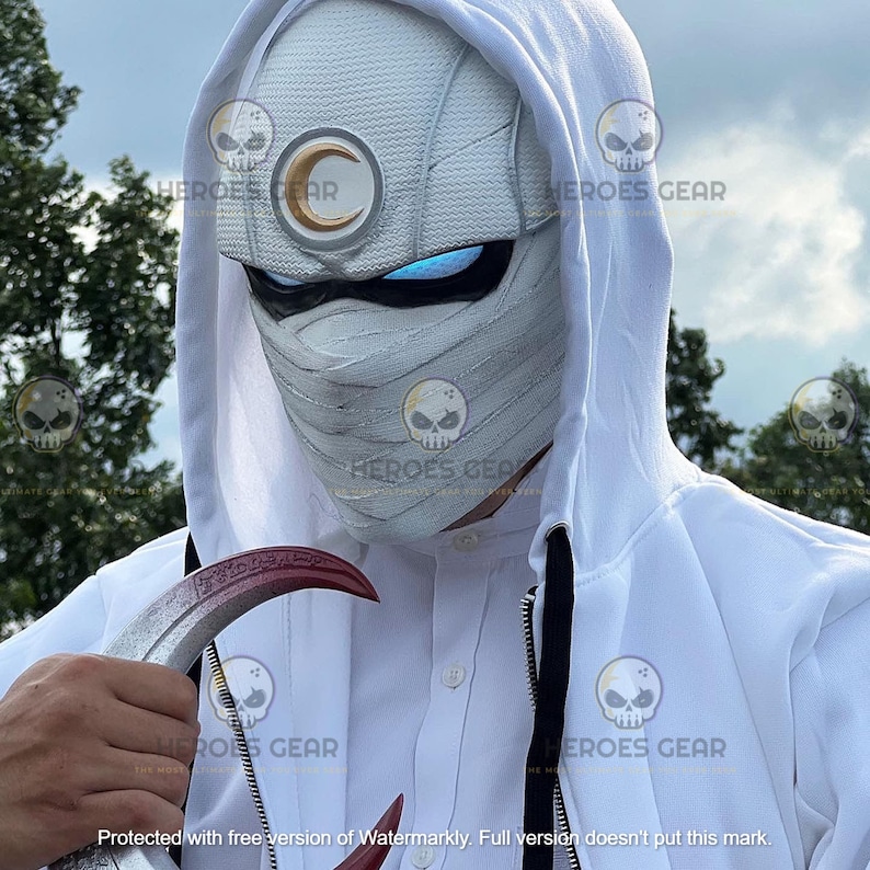 Moon Knight 2022 Mask and Weapon Include for Cosplay - Etsy