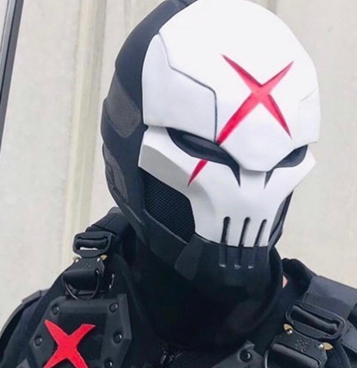 Red X Helmet HQ Resin | Etsy