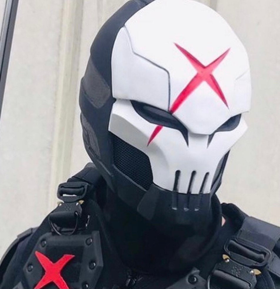 Red X Helmet HQ Resin | Etsy