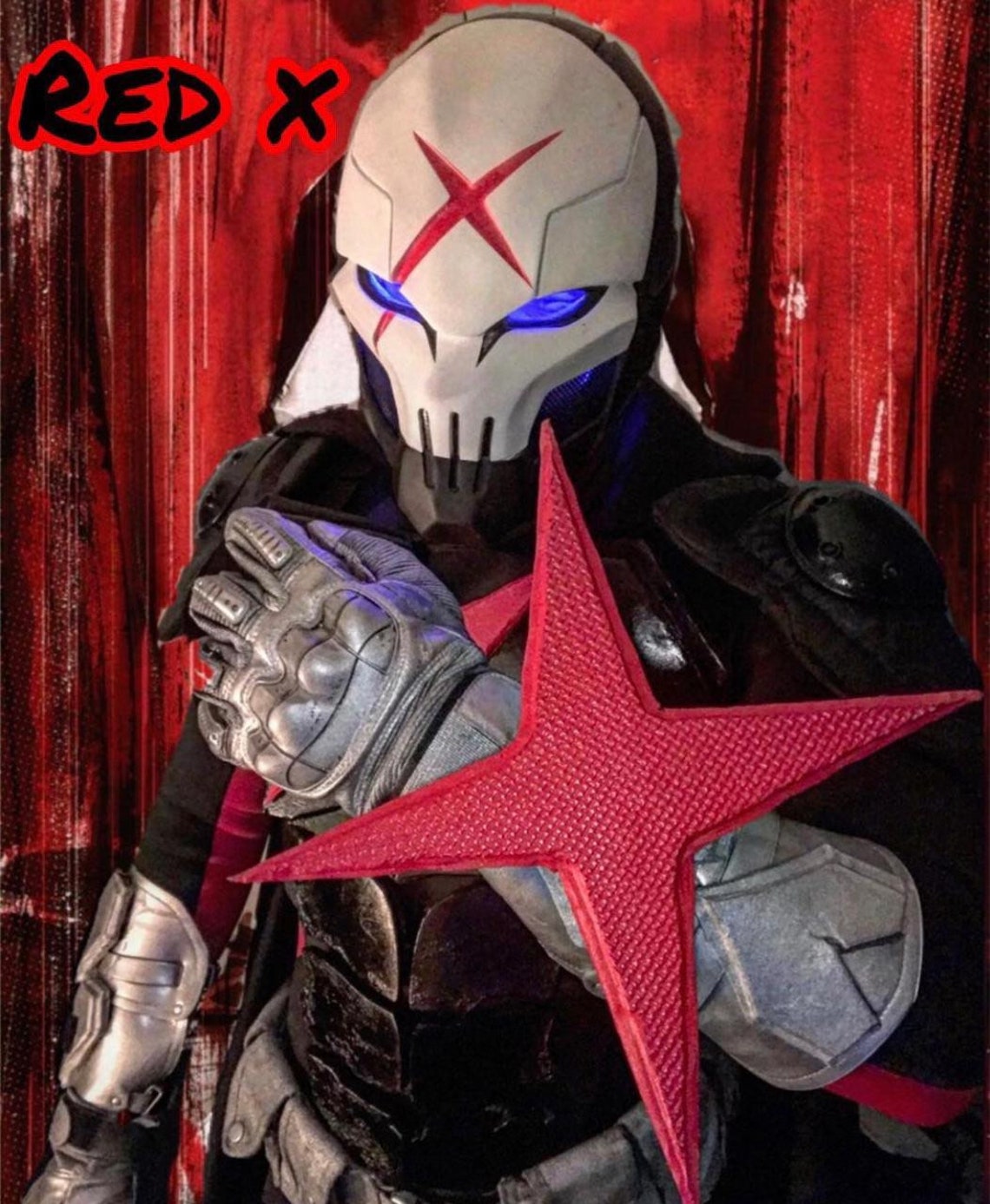 Red X Helmet HQ Resin | Etsy Canada