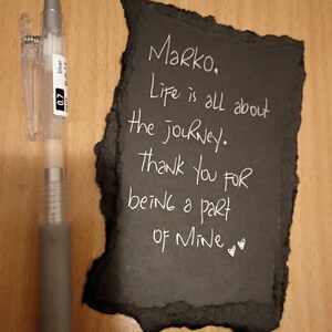 Personalised Rustic Handwritten Note - Etsy