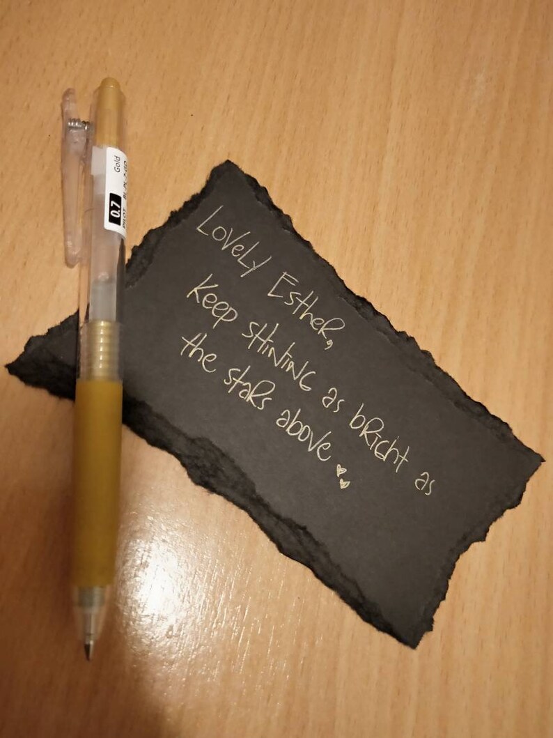 Personalised Rustic Handwritten Note - Etsy