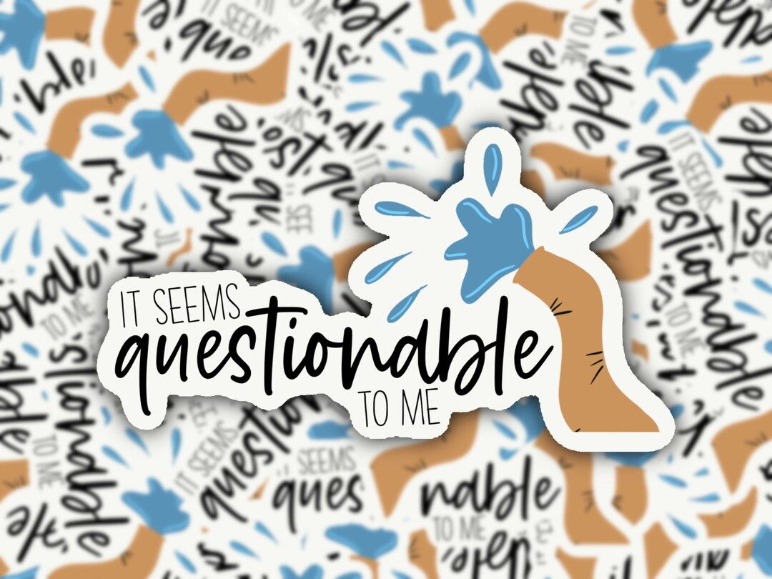 Questionable Tarzan Vinyl Disney Sticker Illustrated Disney Quotes ...