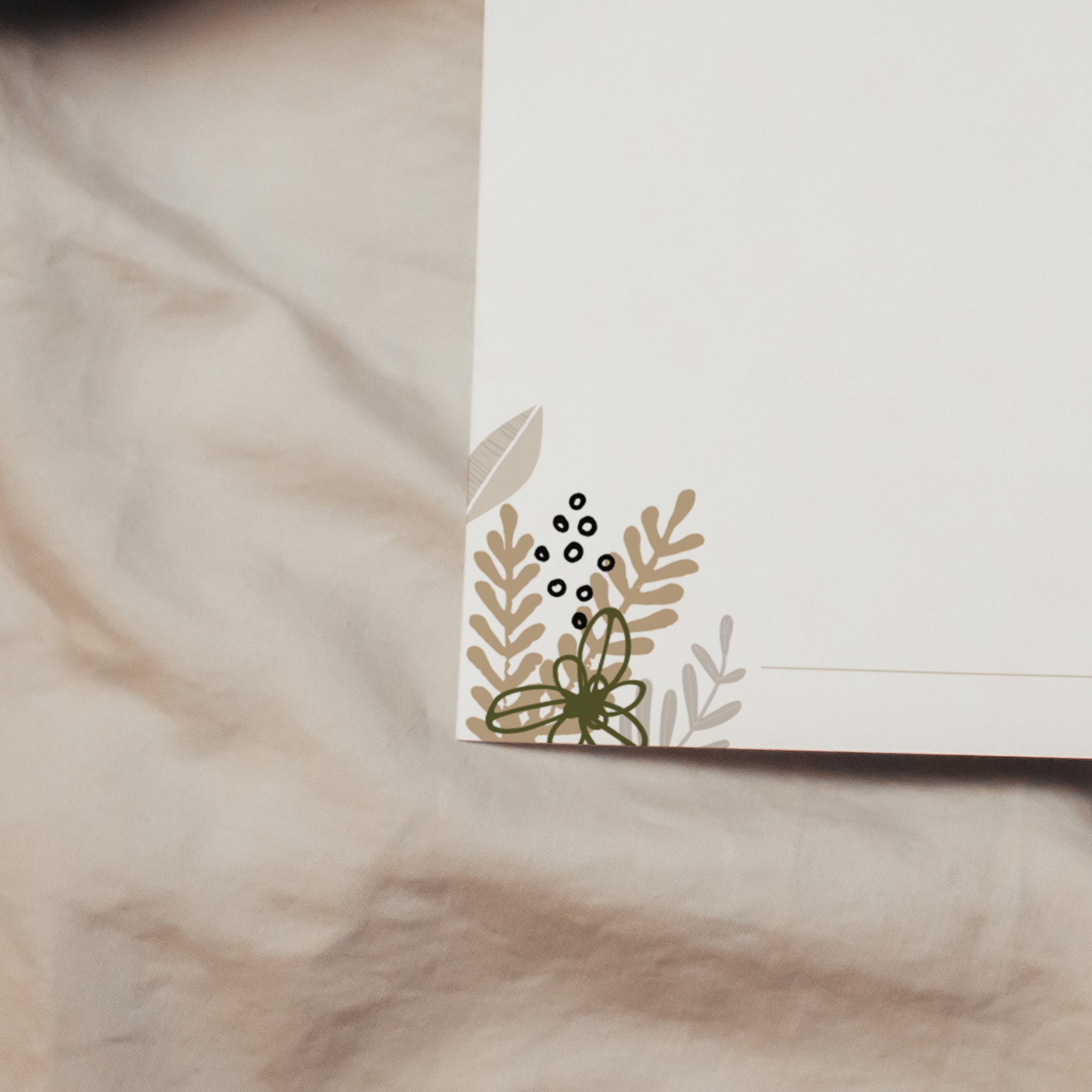 Boho Floral Notepad Small Notepad Note Taking Reminder Task List Notes ...