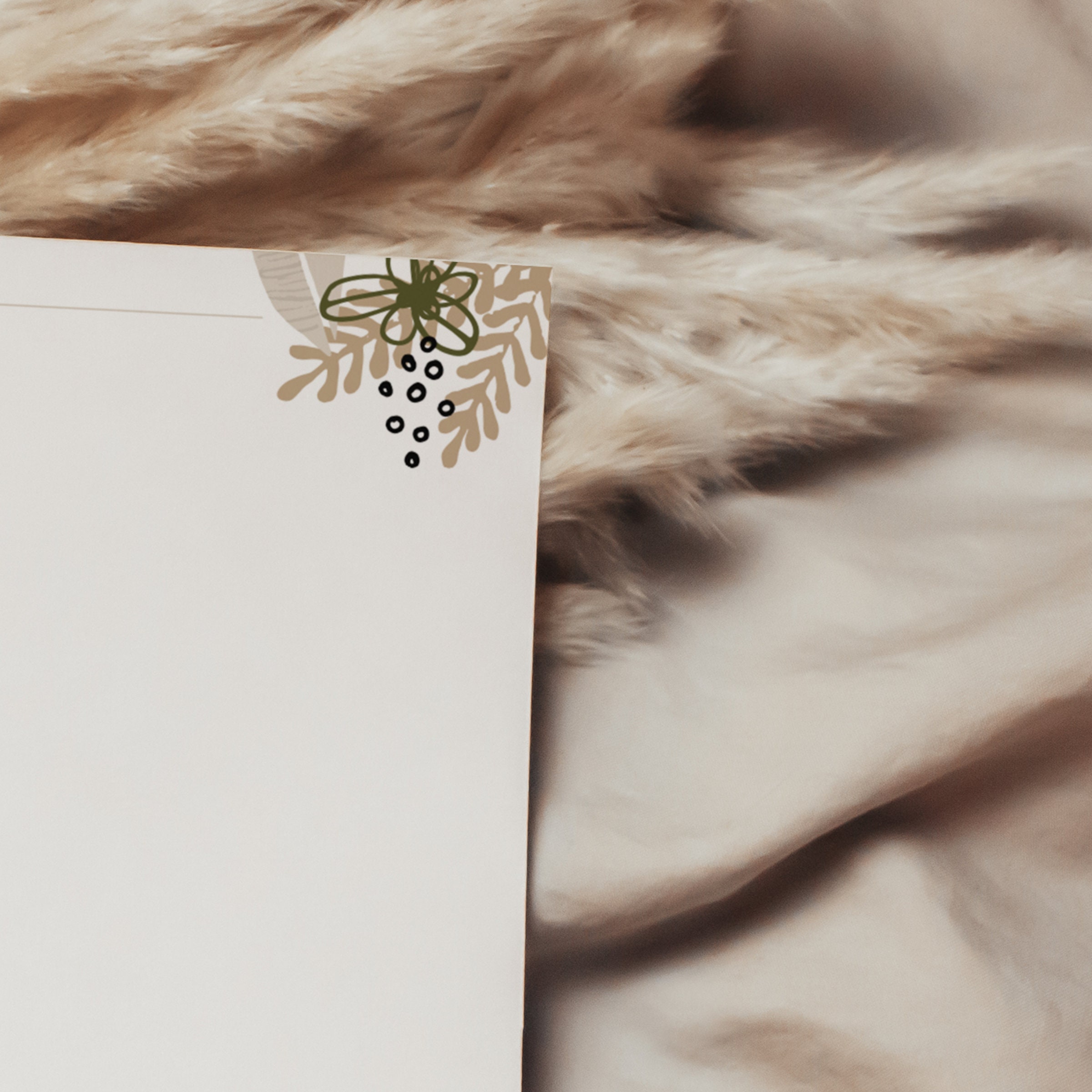 Boho Floral Notepad Small Notepad Note Taking Reminder Task List Notes ...