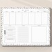 Cow Print Matching Weekly Planner Notepad Set | Weekly Planner ...