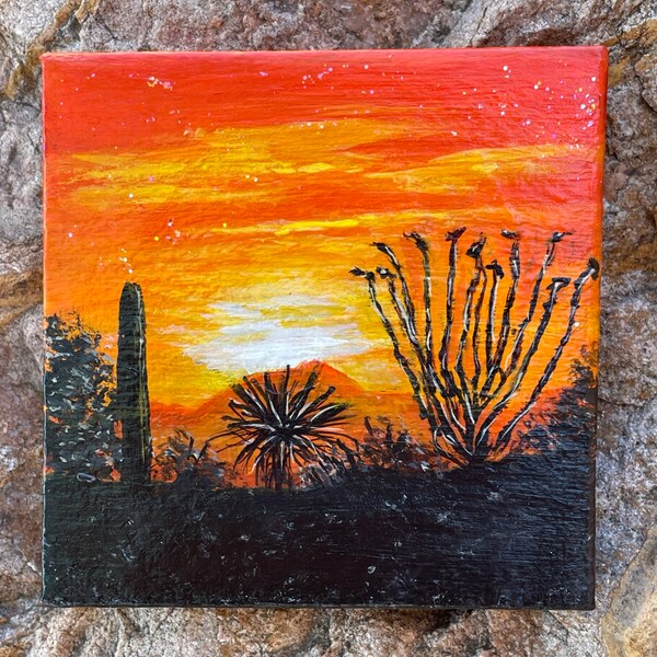 Mini Canvas Painting - Etsy