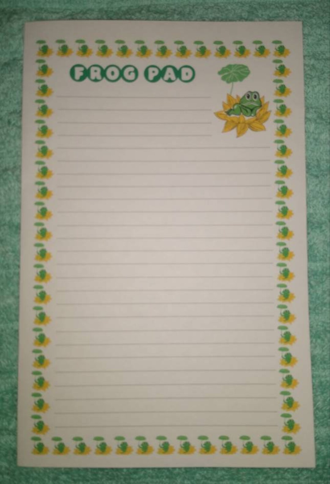 Neil the Frog Theme "frog Pads" Set of 2 - Etsy