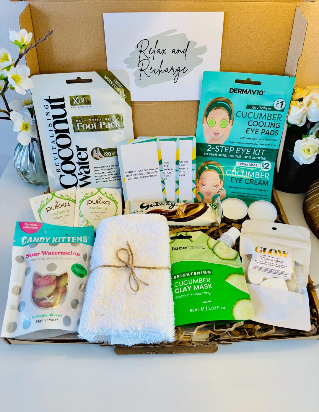 Spa Gift Box for Her - Pamper Hamper - Bride to Be Pamper Box - Self ...