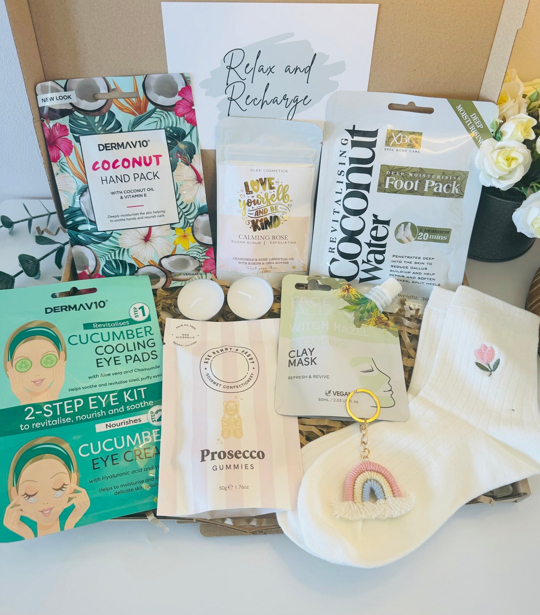 Pick Me up Pamper Gift Box, Hug in a Box, Self Care Package, Relaxation ...