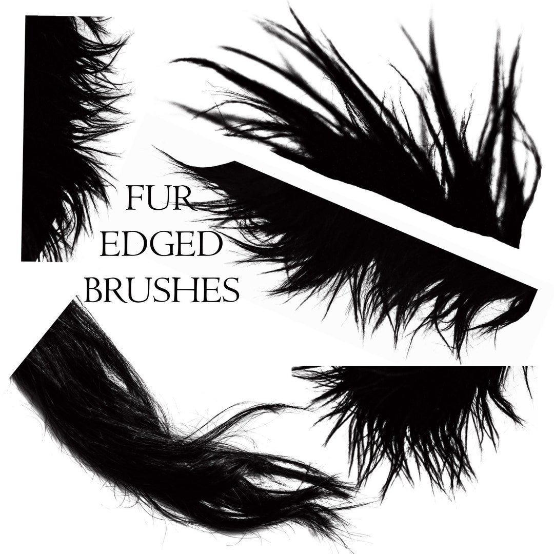 BRUSHES - Fur Edged - Etsy