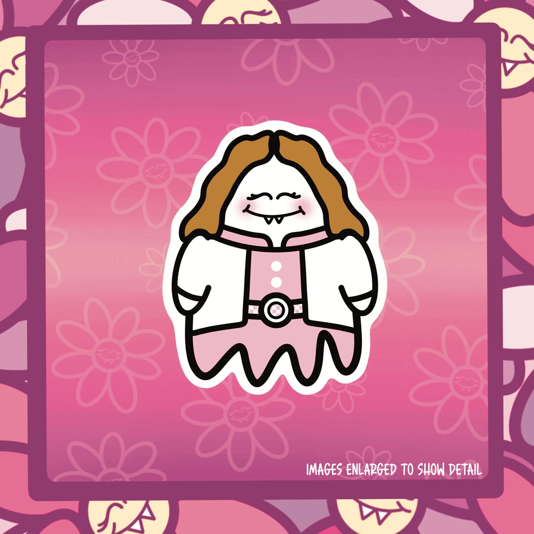 A Heroine Vamp Ghostie Vinyl Sticker - Etsy