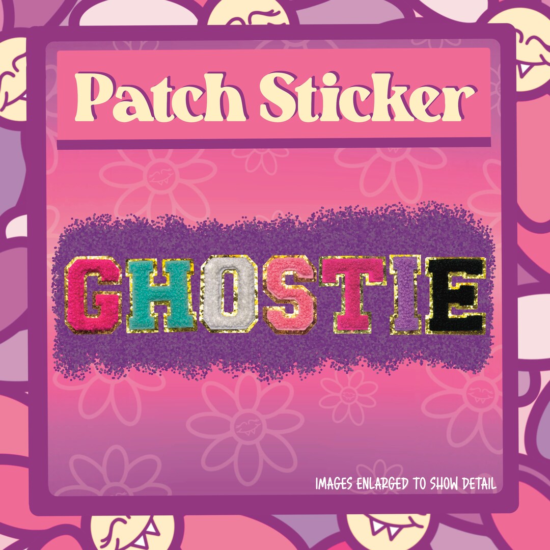 Initial Patch Sticker letters: A-I - Etsy