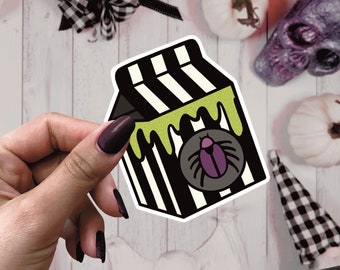 Beetlejuice Sandworm Sticker, Betelgeuse Sticker, Beetle Juice, Tim ...