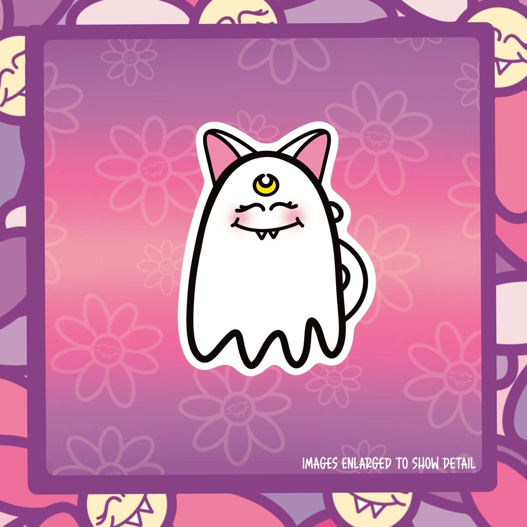 Sailor Kitty Vamp Ghostie Vinyl Sticker - Etsy