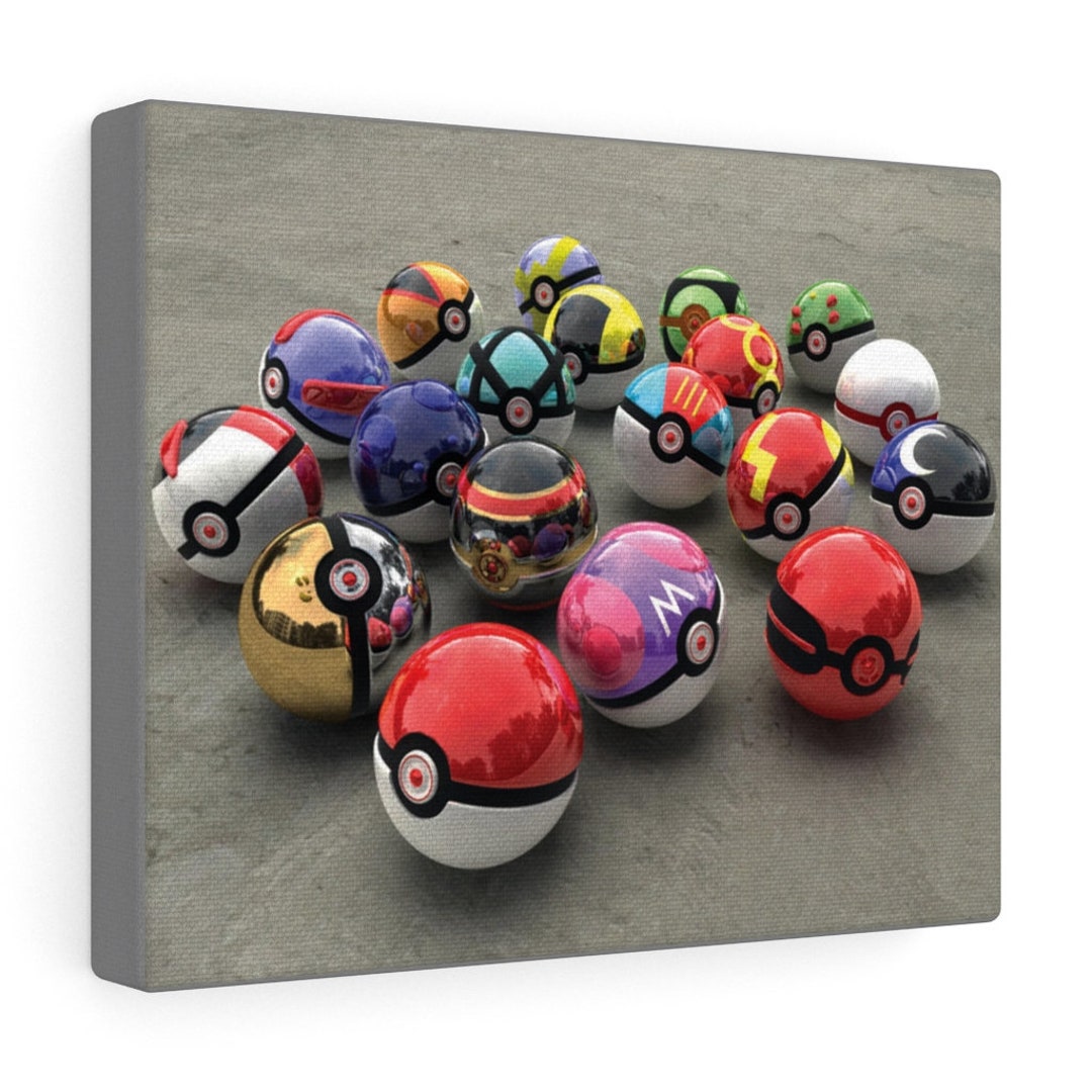Pokeball Canvas Wrap - Etsy
